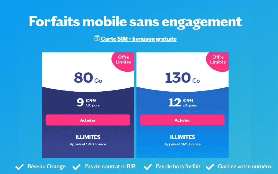 Offre spéciale Lebara : 80 Go à moins de 10€